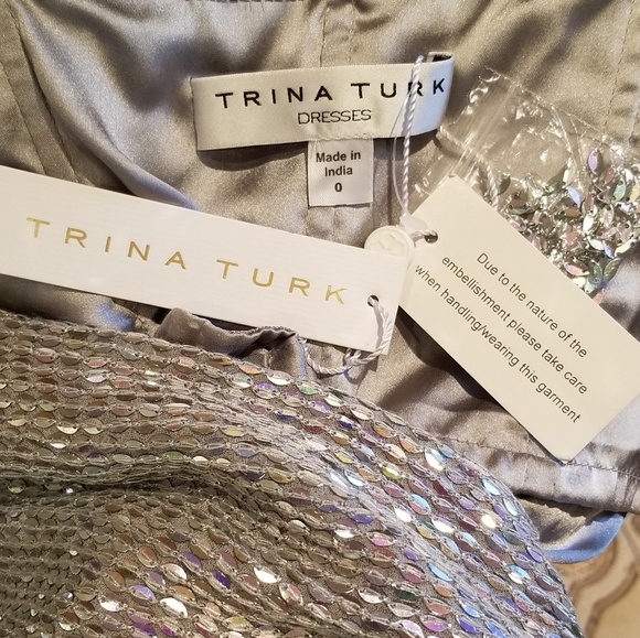 Trina Turk Silvery Dress